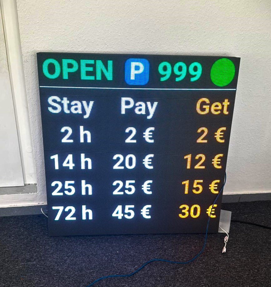 Programmierbare LED Displays für alle Anwendungen